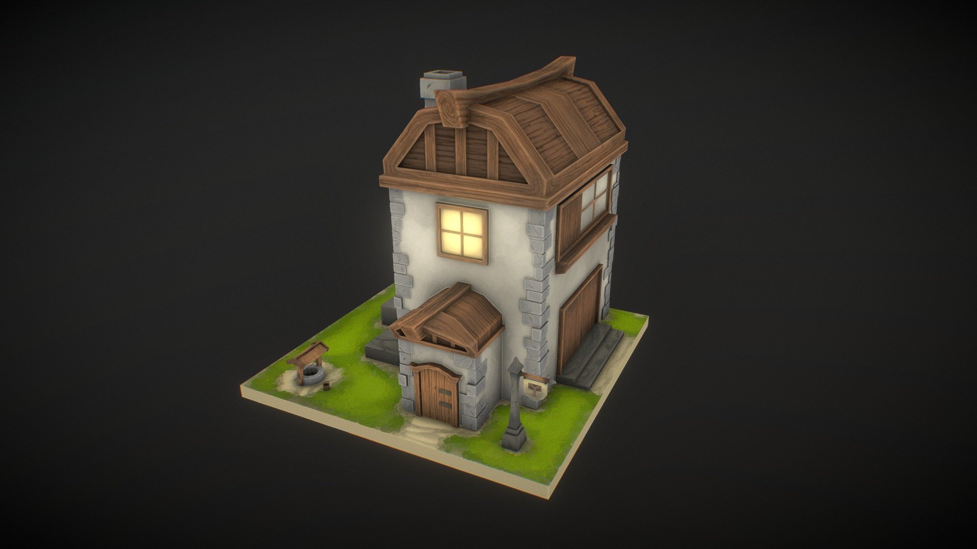 Game Prop House - 3D model by dada2206 [c7fa284] - Sketchfab