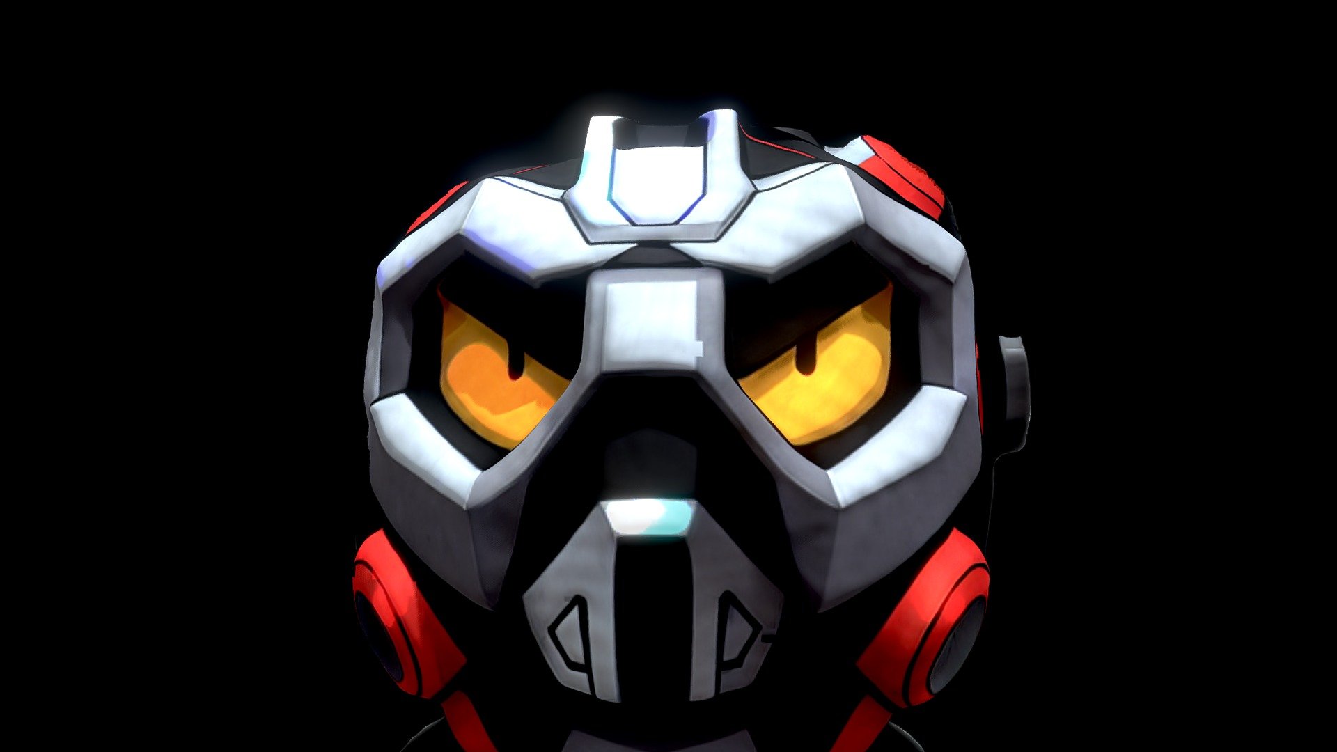 Helmet Mask Robot Cartoon 1211 - Download Free 3D model by klrxyz ...