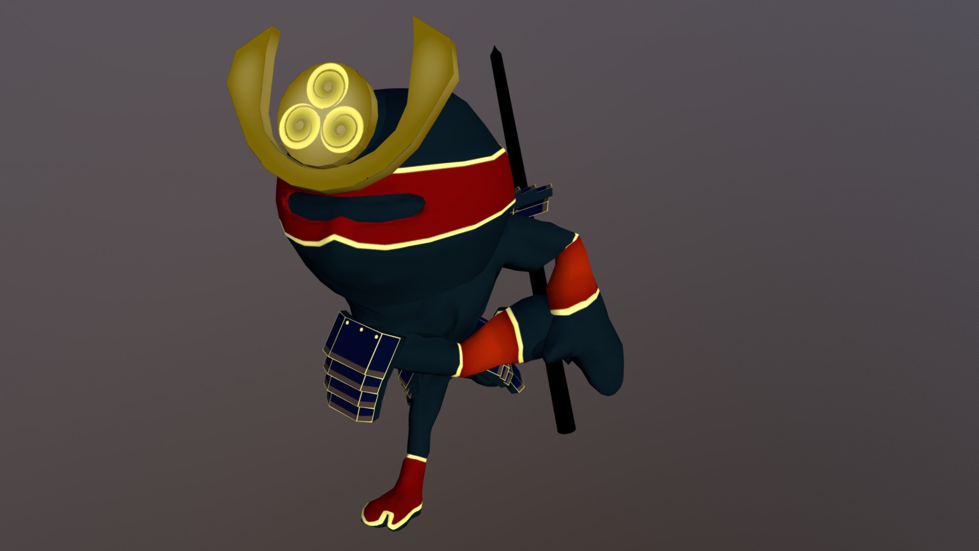 Ninja Hero - 3D model by Kim Niemann (@kimn) [c7fceee] - Sketchfab
