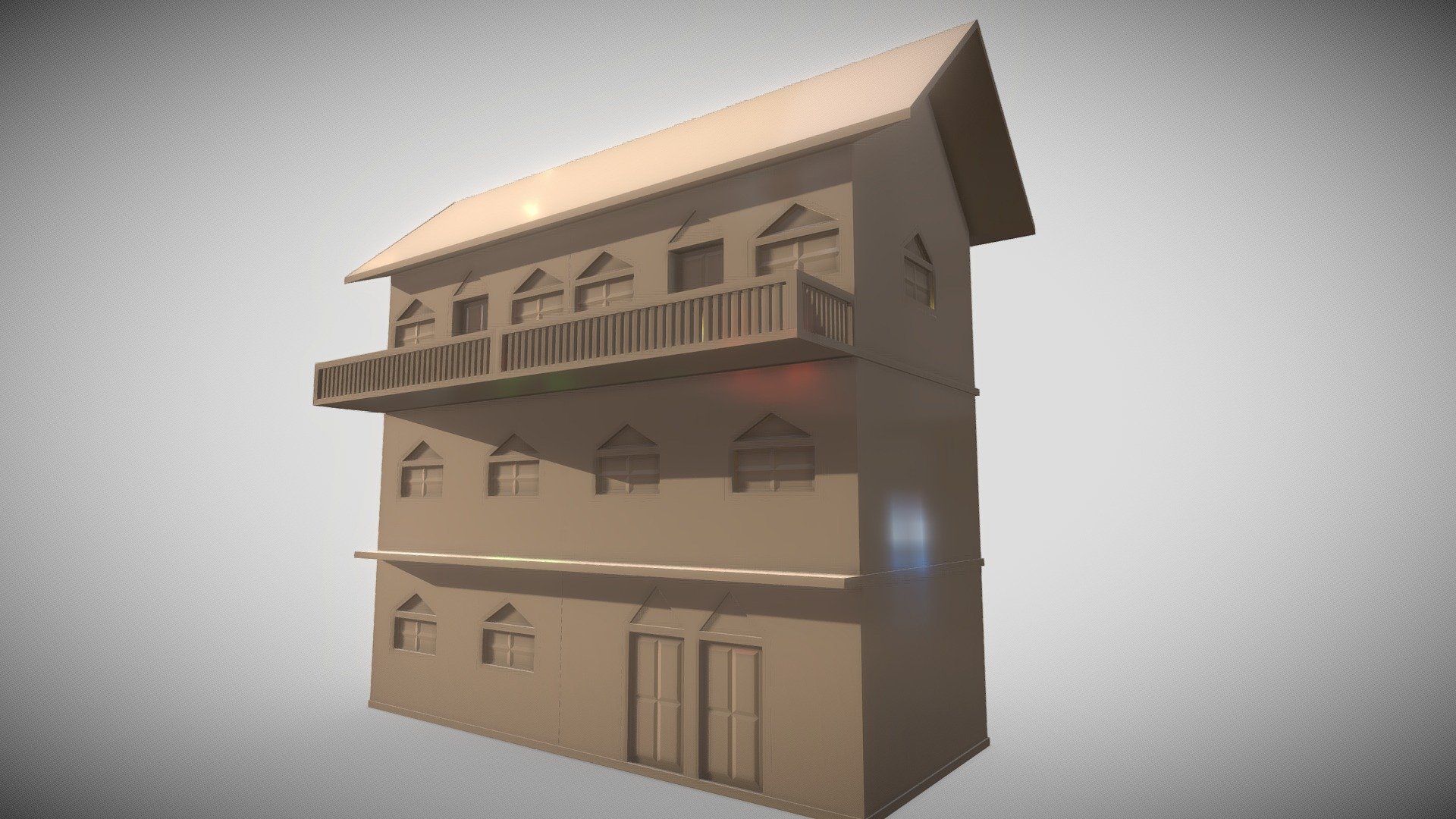LARGE HOTAL - Download Free 3D model by ammartiger [c800572] - Sketchfab