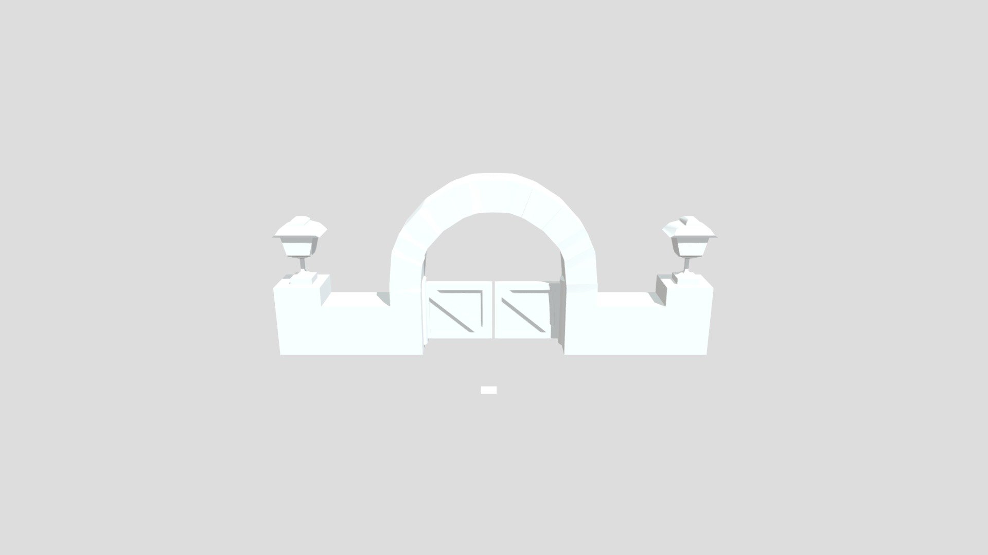 Gate Render - Download Free 3D model by charlierush54 [c80147a] - Sketchfab