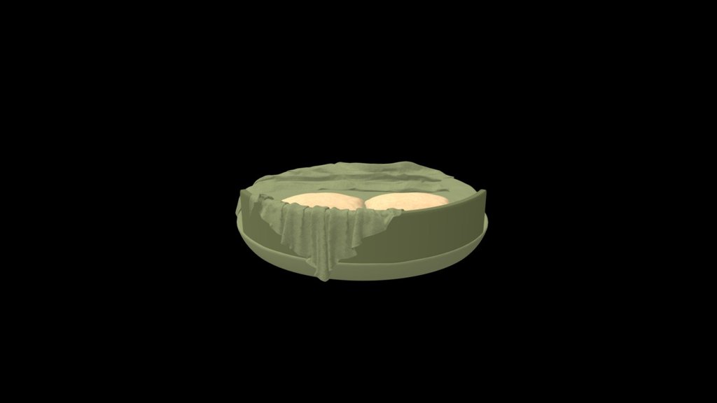 Bed Round - 3D model by equipoise [c803254] - Sketchfab