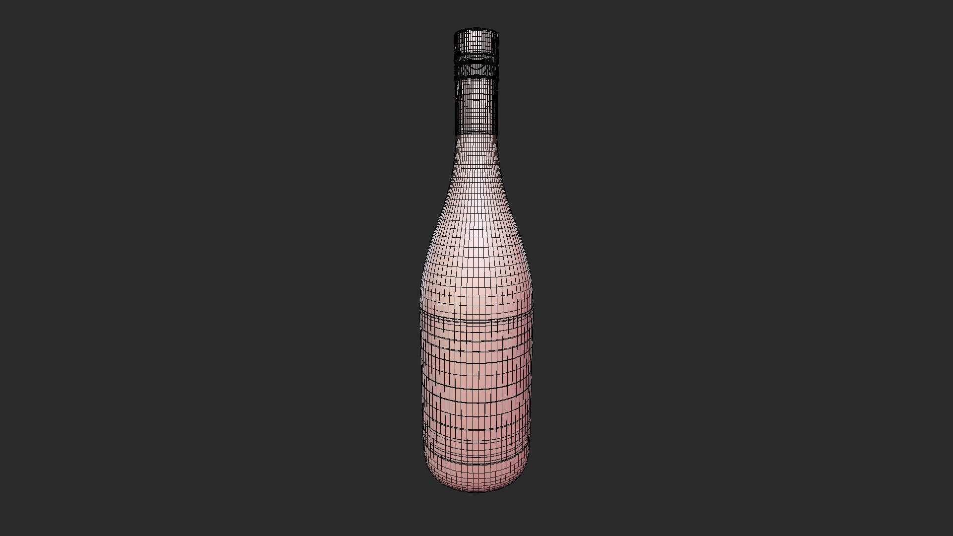 Wine Bottle - Download Free 3D model by Hanna Norova (@HannaNorova ...