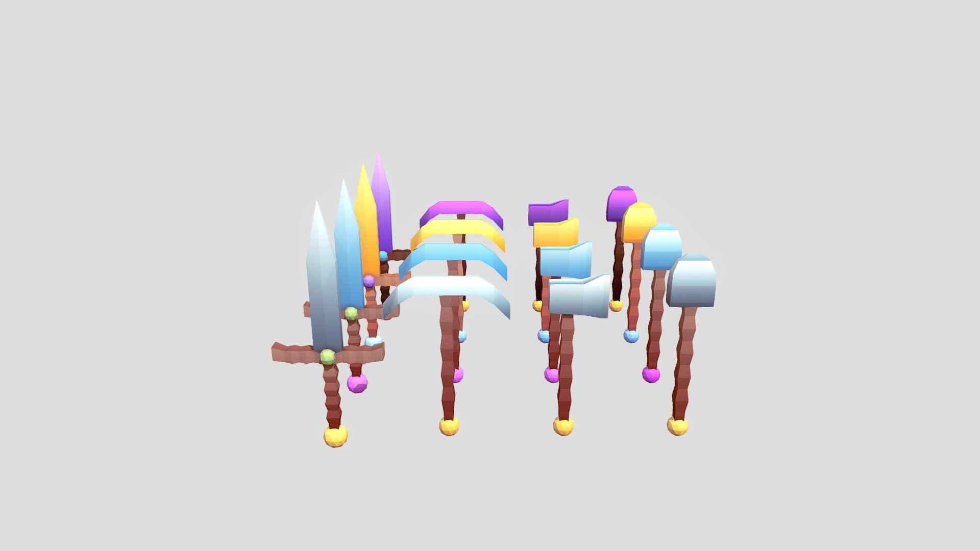 Low Poly Tools - Stylized/Cartoon - Download Free 3D model by TNP Games ...