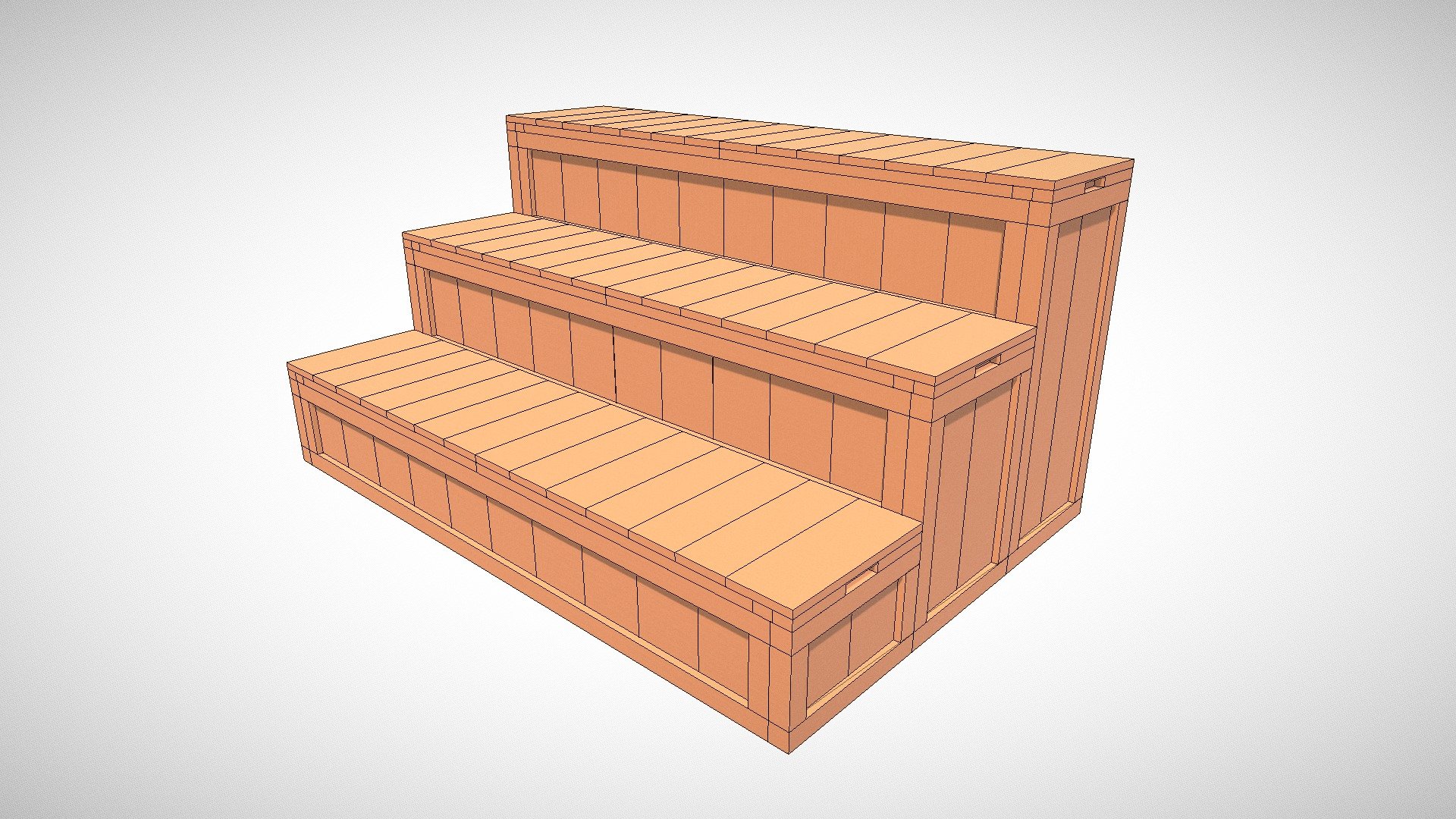 Steps - 3D model by Forever Redwood (@foreverredwood) [c808ed1] - Sketchfab