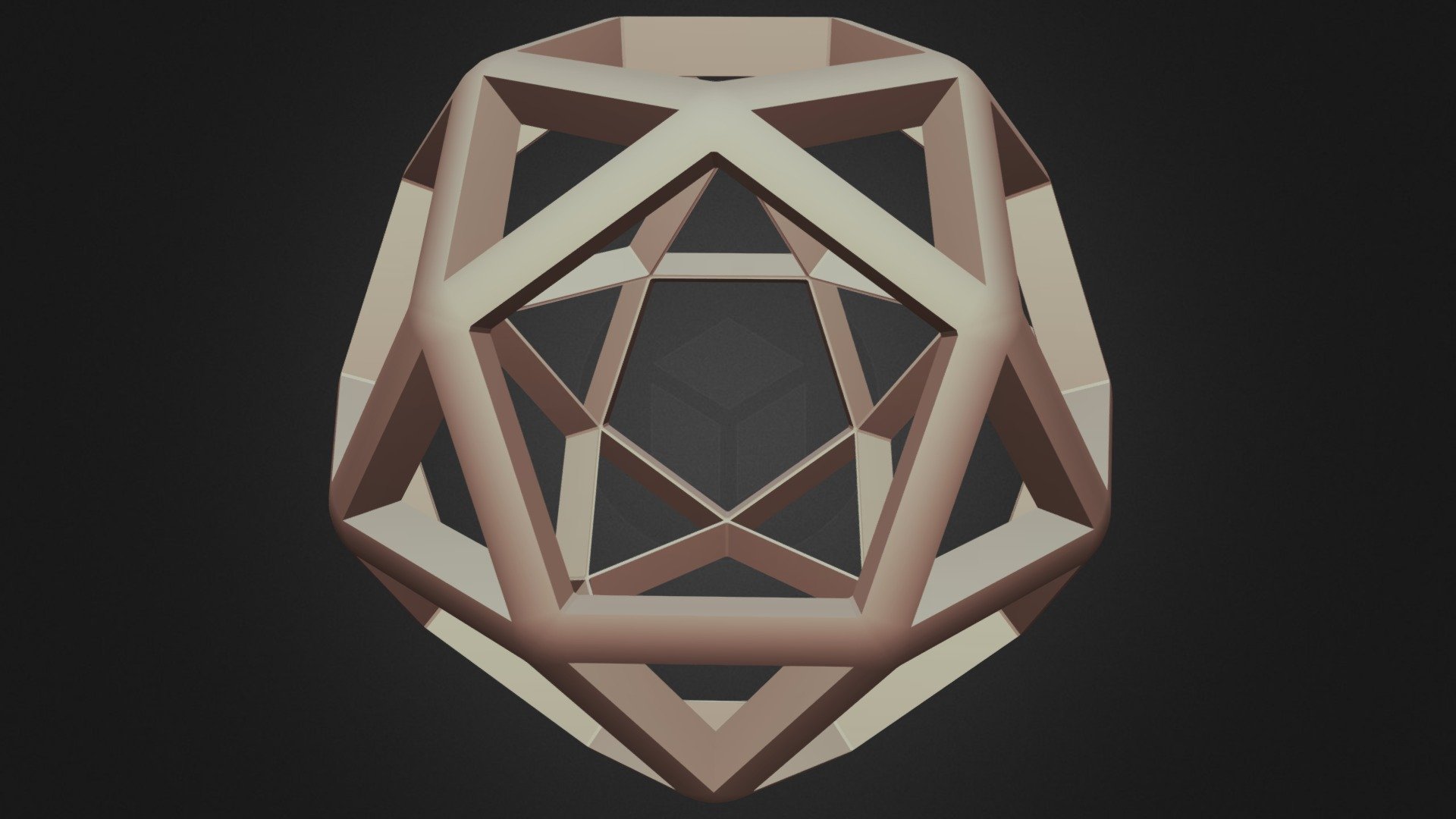Wireframe Shape Icosidodecahedron - Buy Royalty Free 3D model by MR.AnyCAD (@MRAnyCAD) [c809998 ...