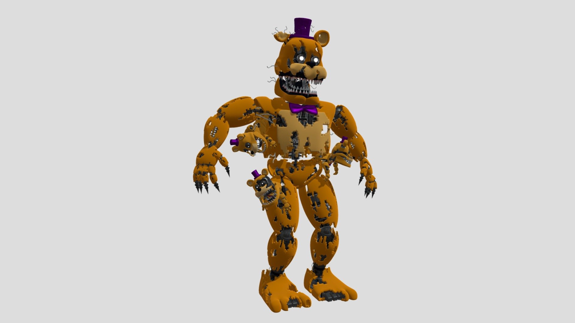 Nightmare Spring Freddy - Download Free 3D model by RoxanneTheArtist945 ...