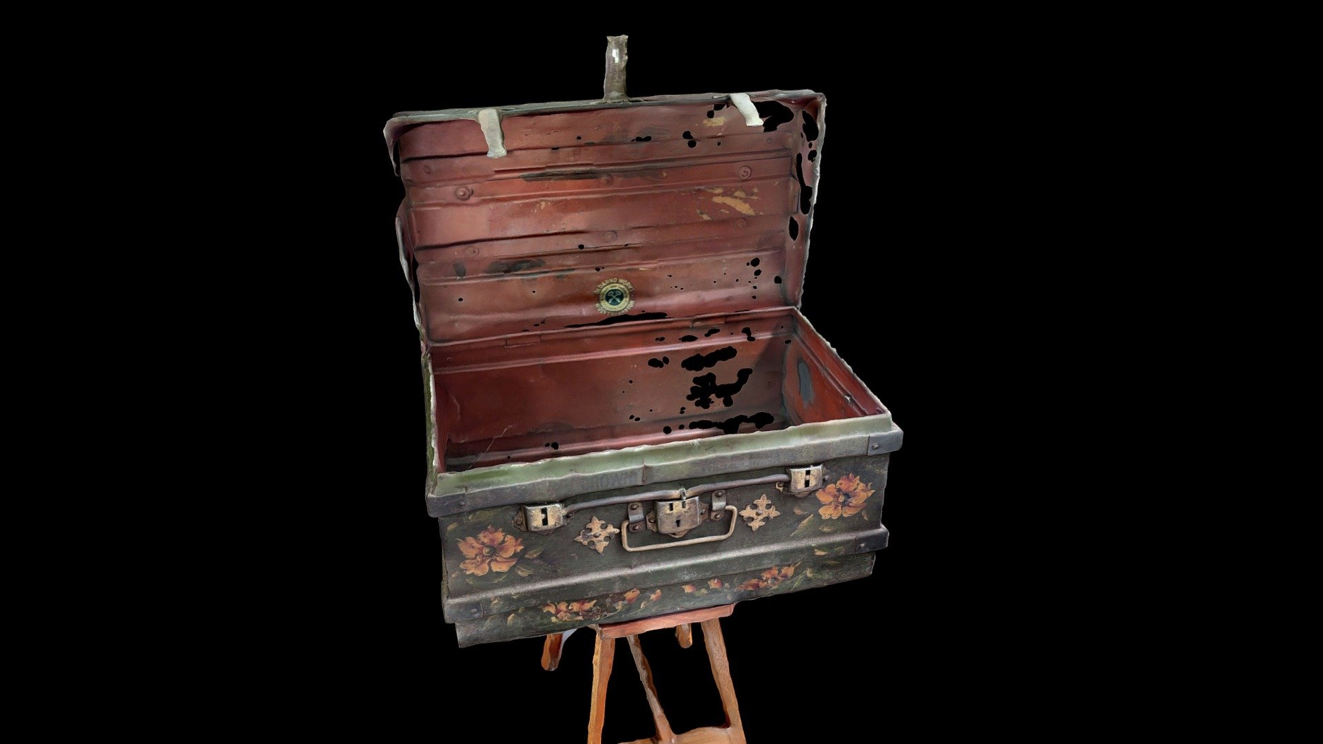 Vintage Metal Trunk/Chest/Suitcase 2(Scaniverse) - Download Free 3D ...