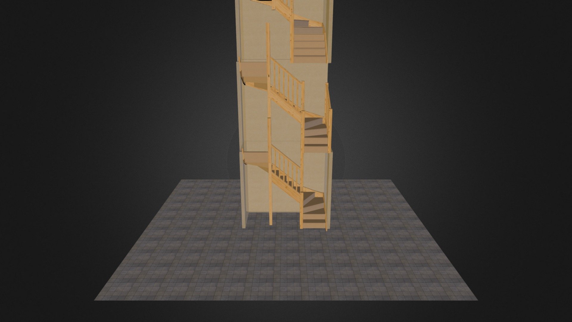CJ1107141 - 3D model by StairBox [c80be02] - Sketchfab