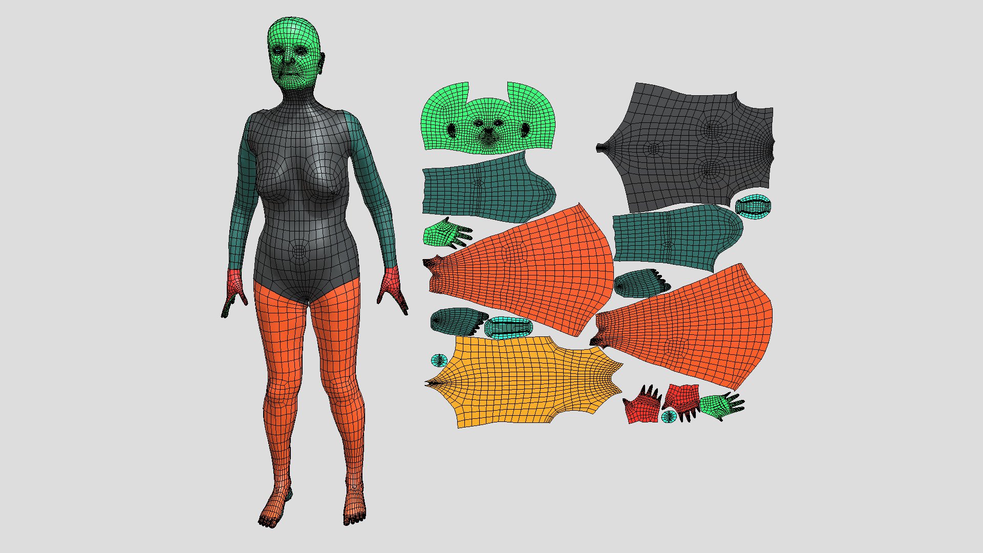 How-to: Character UVs - 3D model by Edward Jaworenko ...