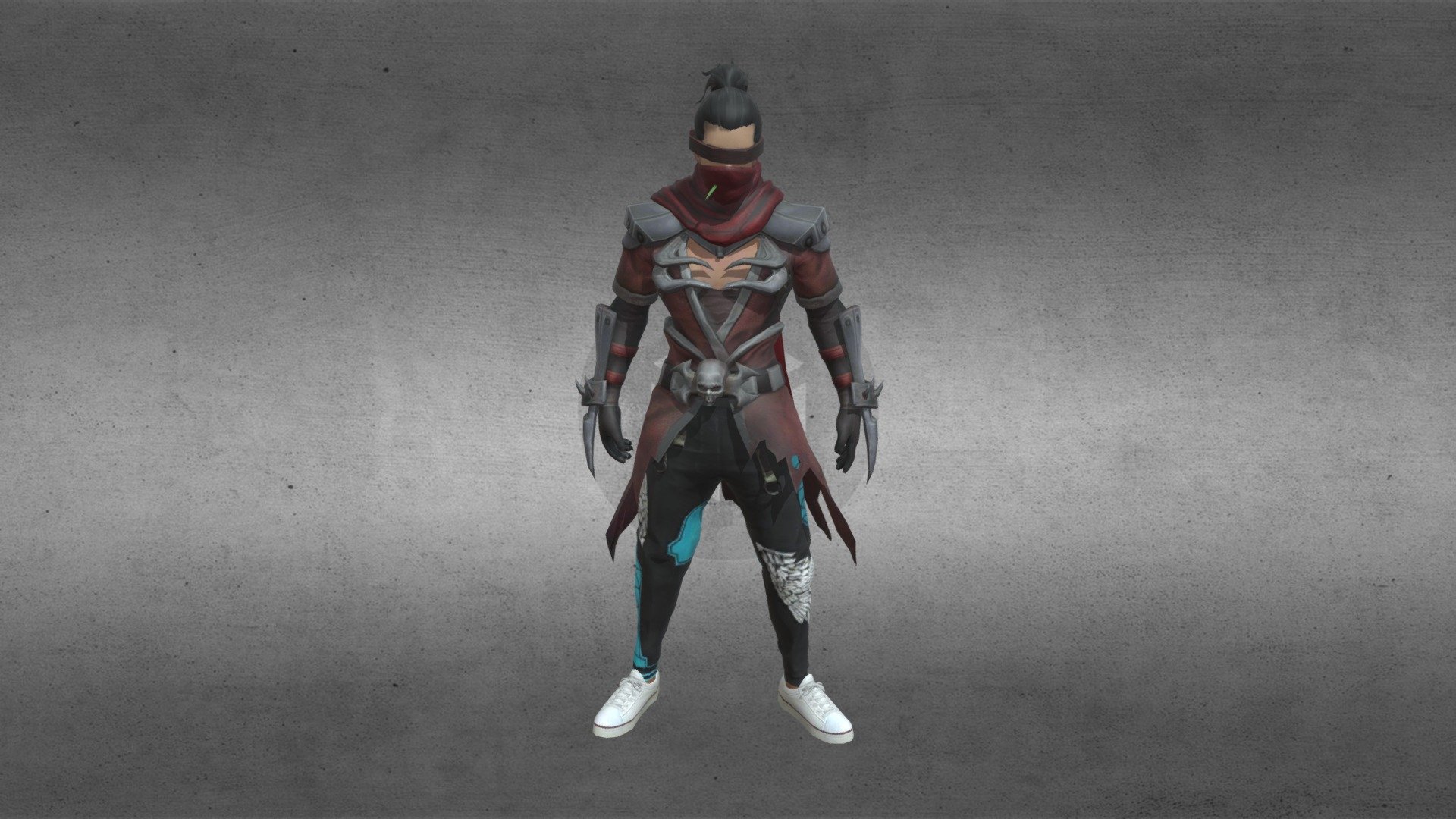 free fire ng zeroxx 3d model by pacegamingff - Download Free 3D model ...