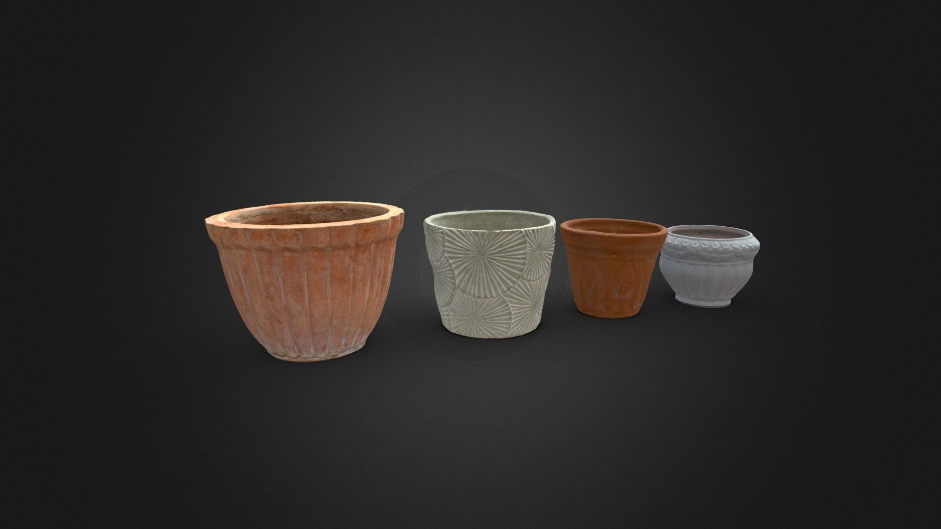 Realistic pots - Buy Royalty Free 3D model by Krishu (@manoj44 ...
