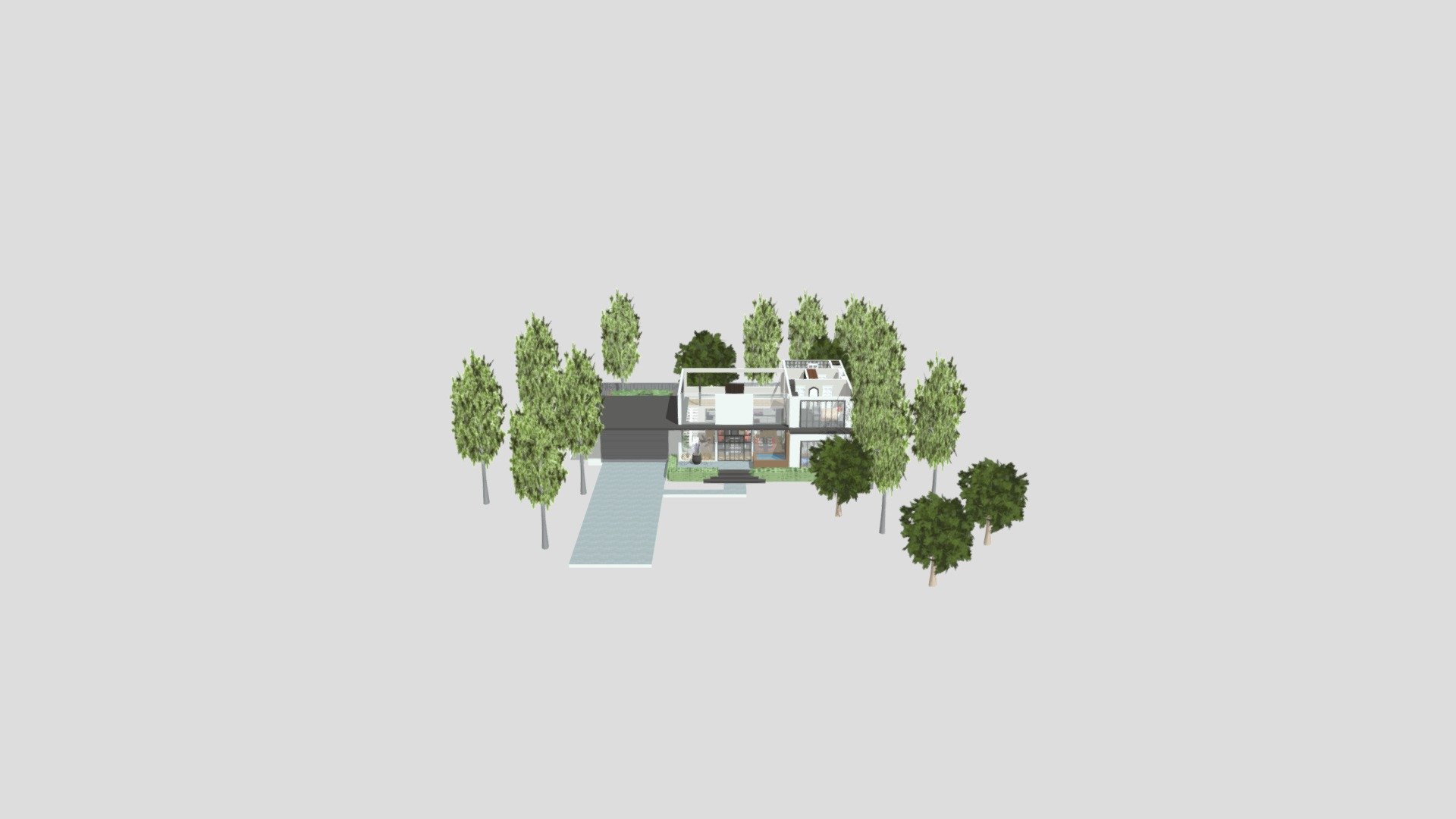 Modern Space - Download Free 3D model by Home Design 3D (@homedesign3d ...