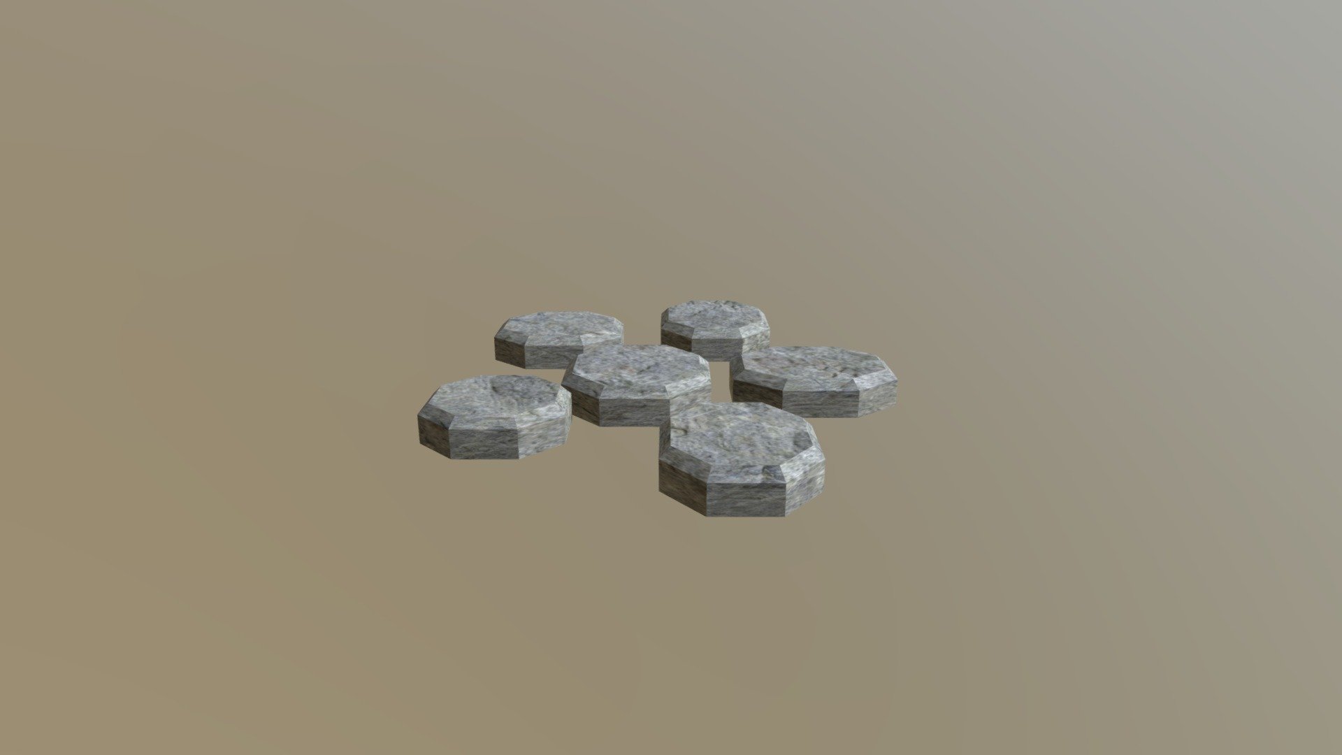 Stepping Stones - 3D model by reedrag [c810a4c] - Sketchfab