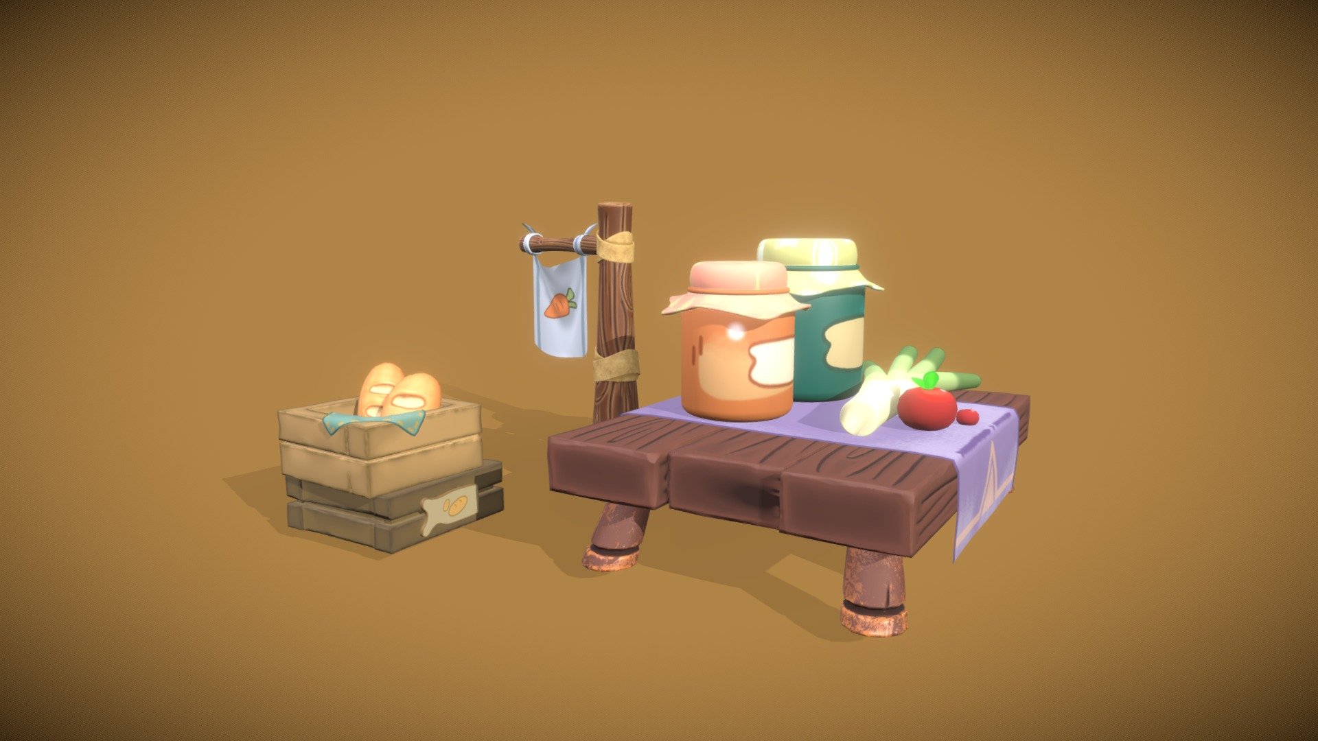 Stylized Props - Download Free 3D model by butMarlin [c811b72] - Sketchfab
