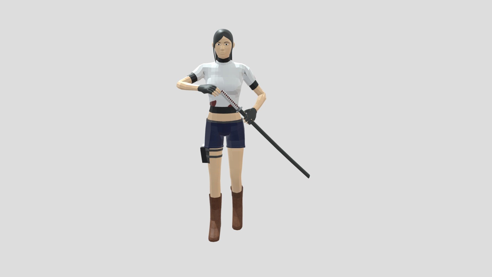 First 3D Character Model - Download Free 3D model by KarlBurnes ...