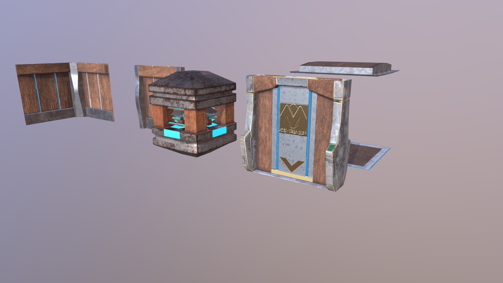 Modular pieces - Download Free 3D model by Furiaz [c815e89] - Sketchfab