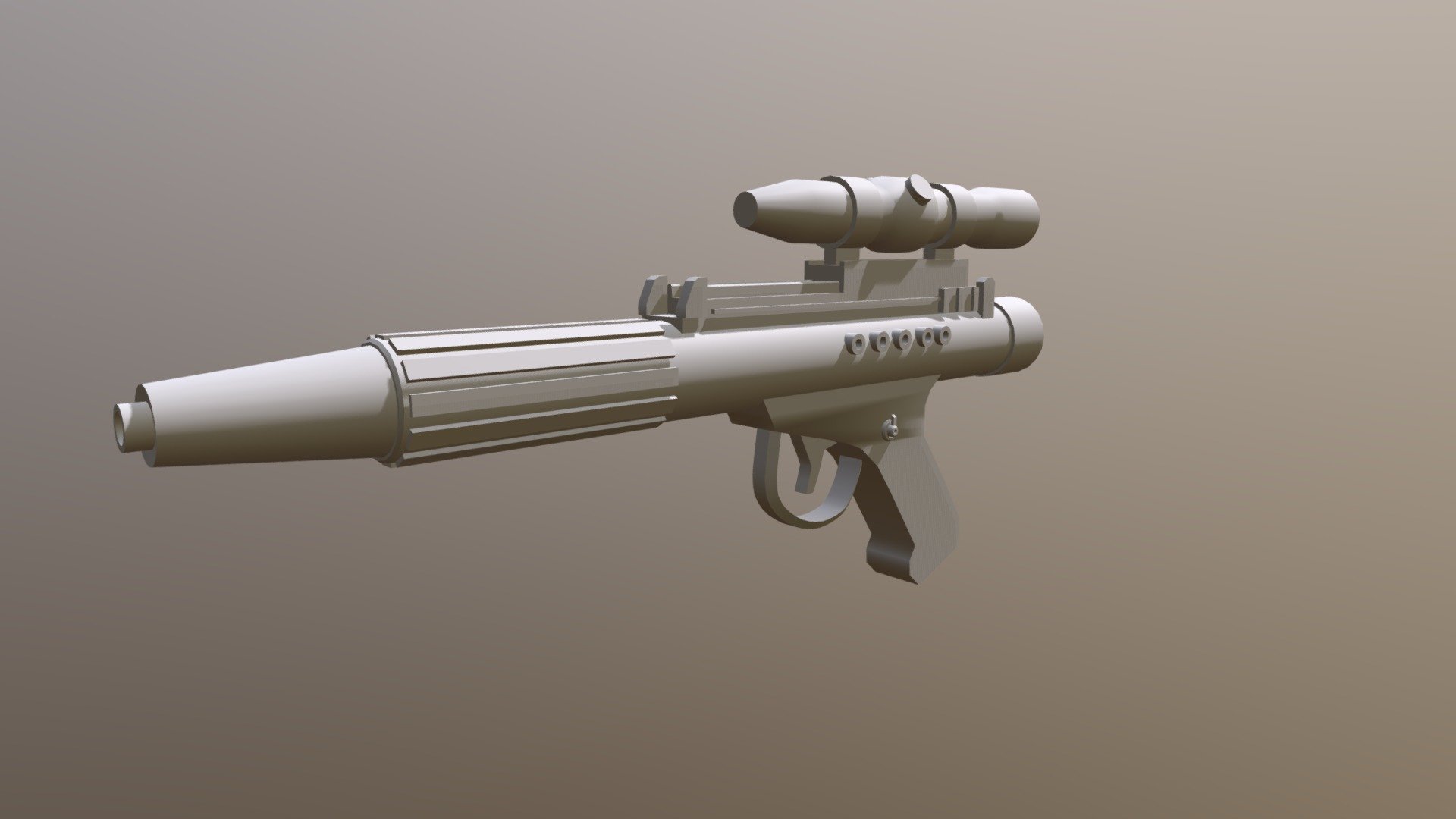 DH17 Blaster Pistol - 3D model by JPTavares [c818591] - Sketchfab