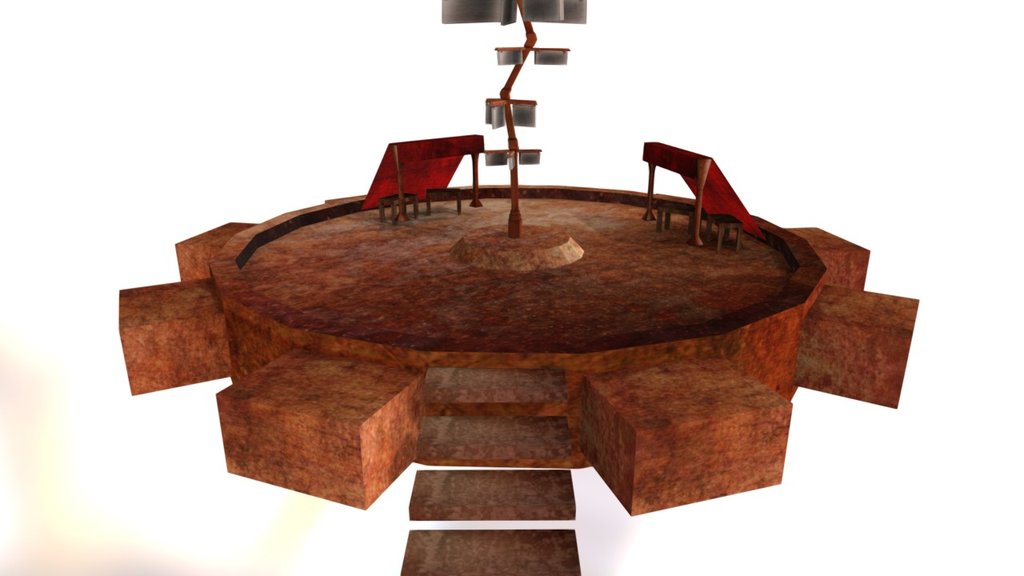 Textured Bazaar Elements Diorama - 3D model by erengler [c818ad1 ...
