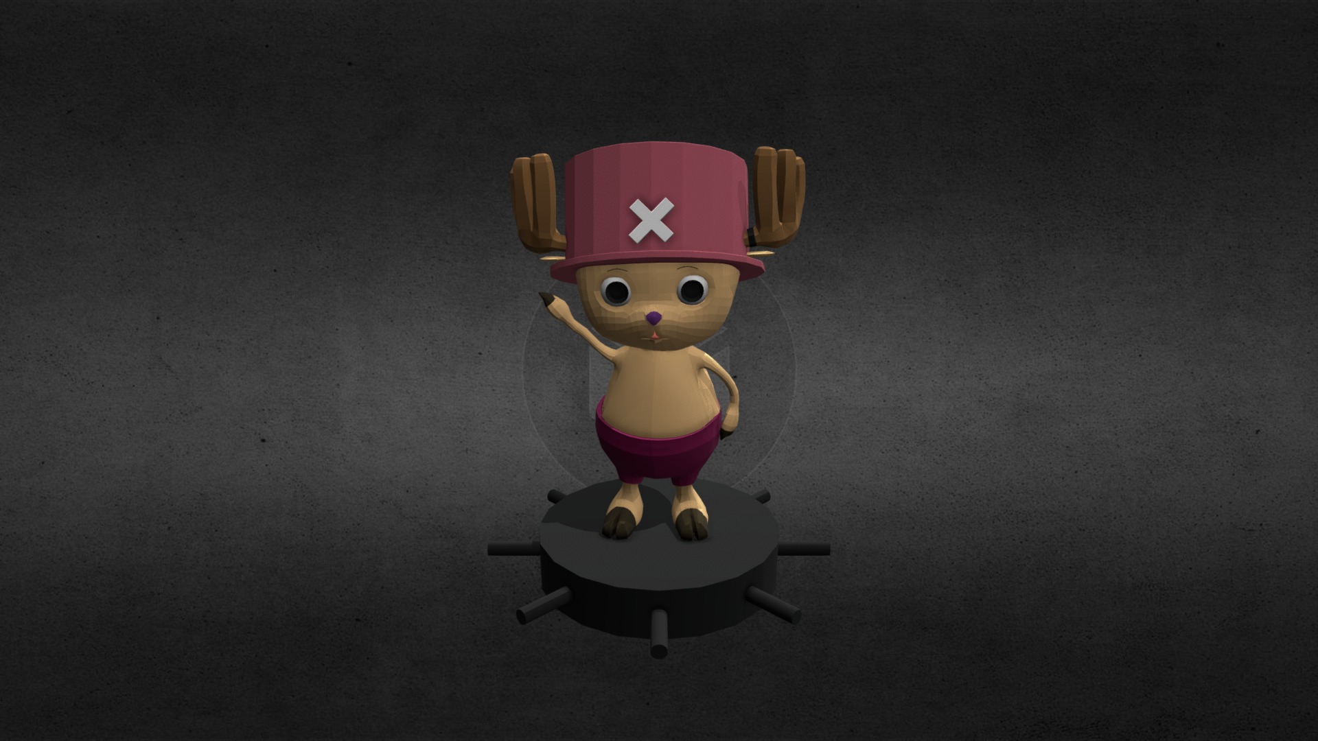 Chopper one piece - 3D model by maria-sol [c81948e] - Sketchfab