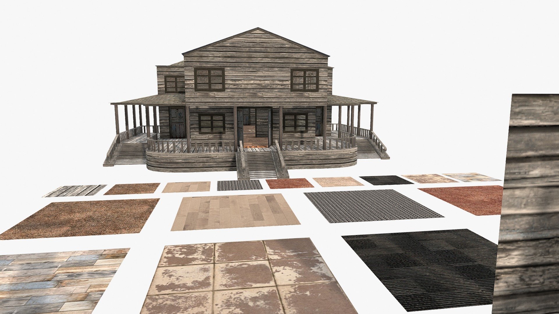 Modular Kit (Horror House) 104 pieces - Download Free 3D model by ...