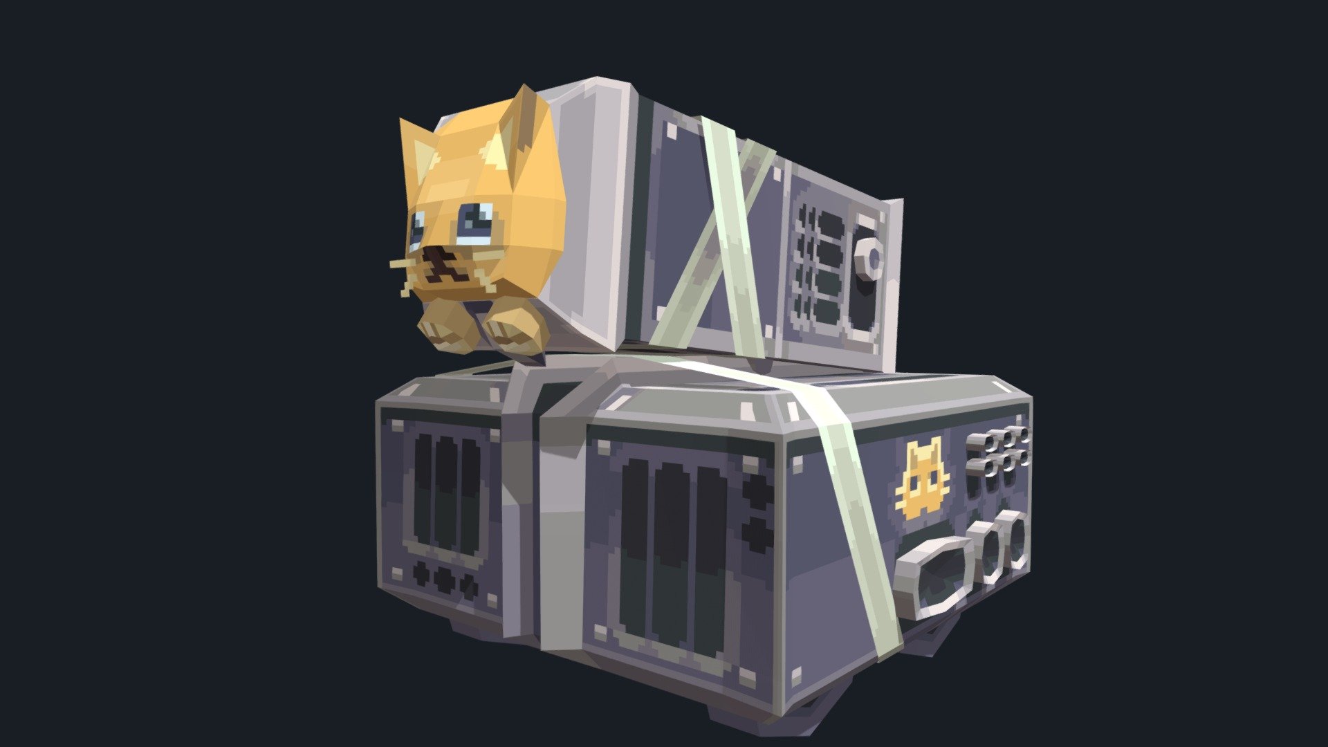 Kitty launcher model - 3D model by 80S5 [c81af3a] - Sketchfab