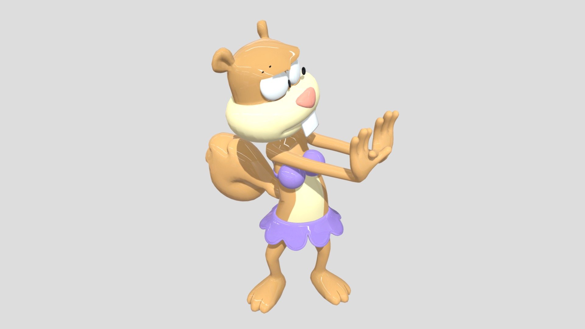 Bfbbr-Sandy (Bikini) - Download Free 3D model by SMF Features Developed ...