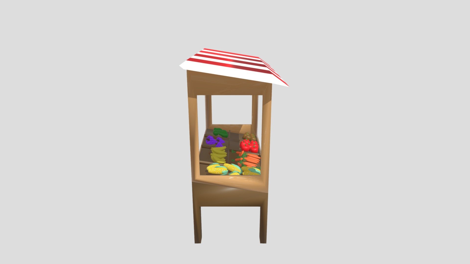fruit stand - Download Free 3D model by Julian Ramos (@juliramo9704 ...