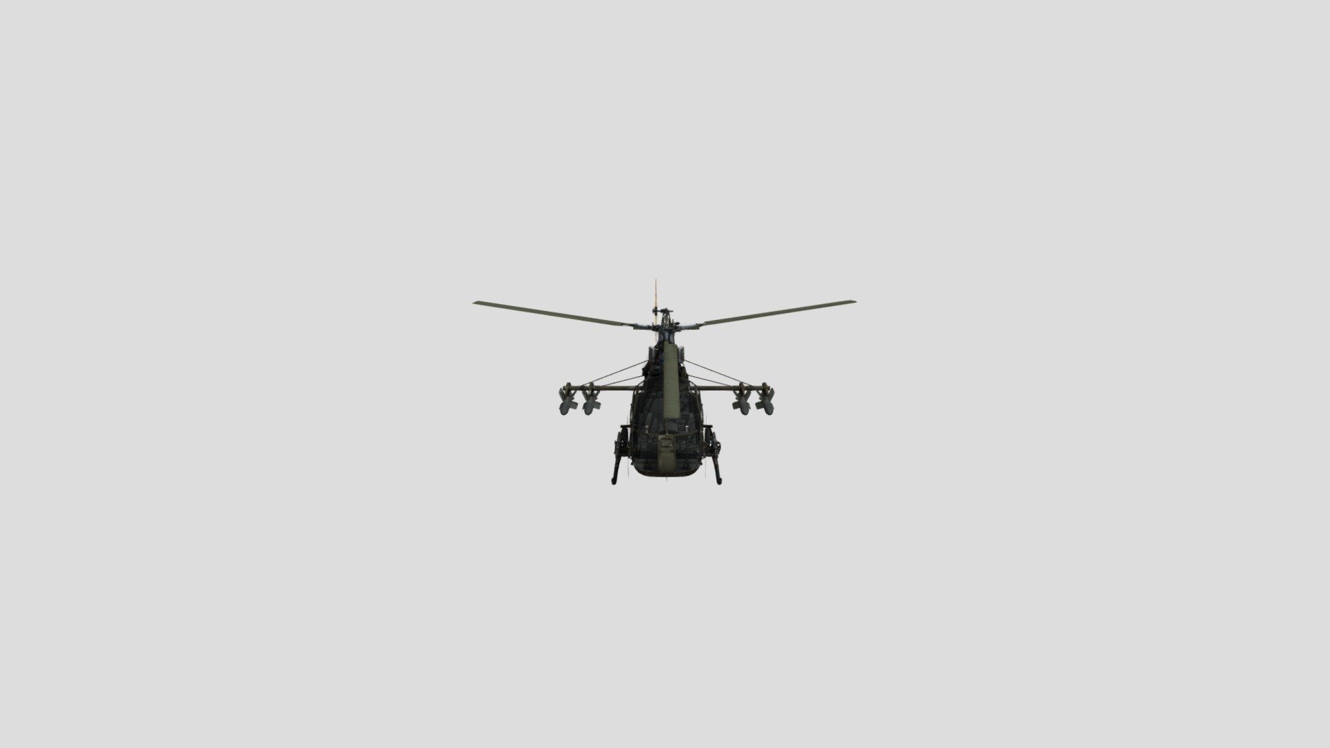 SA 313B Alouette II (War Thunder) - Download Free 3D model by ...
