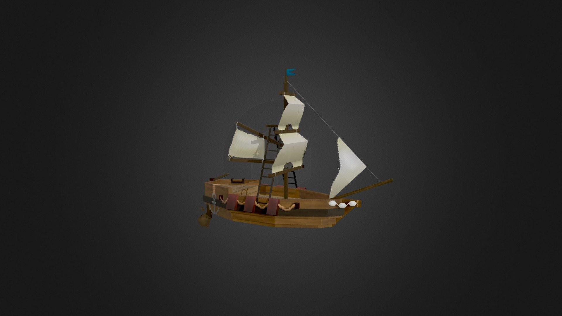 Boat - 3D model by violetskyzz [c81e7b4] - Sketchfab