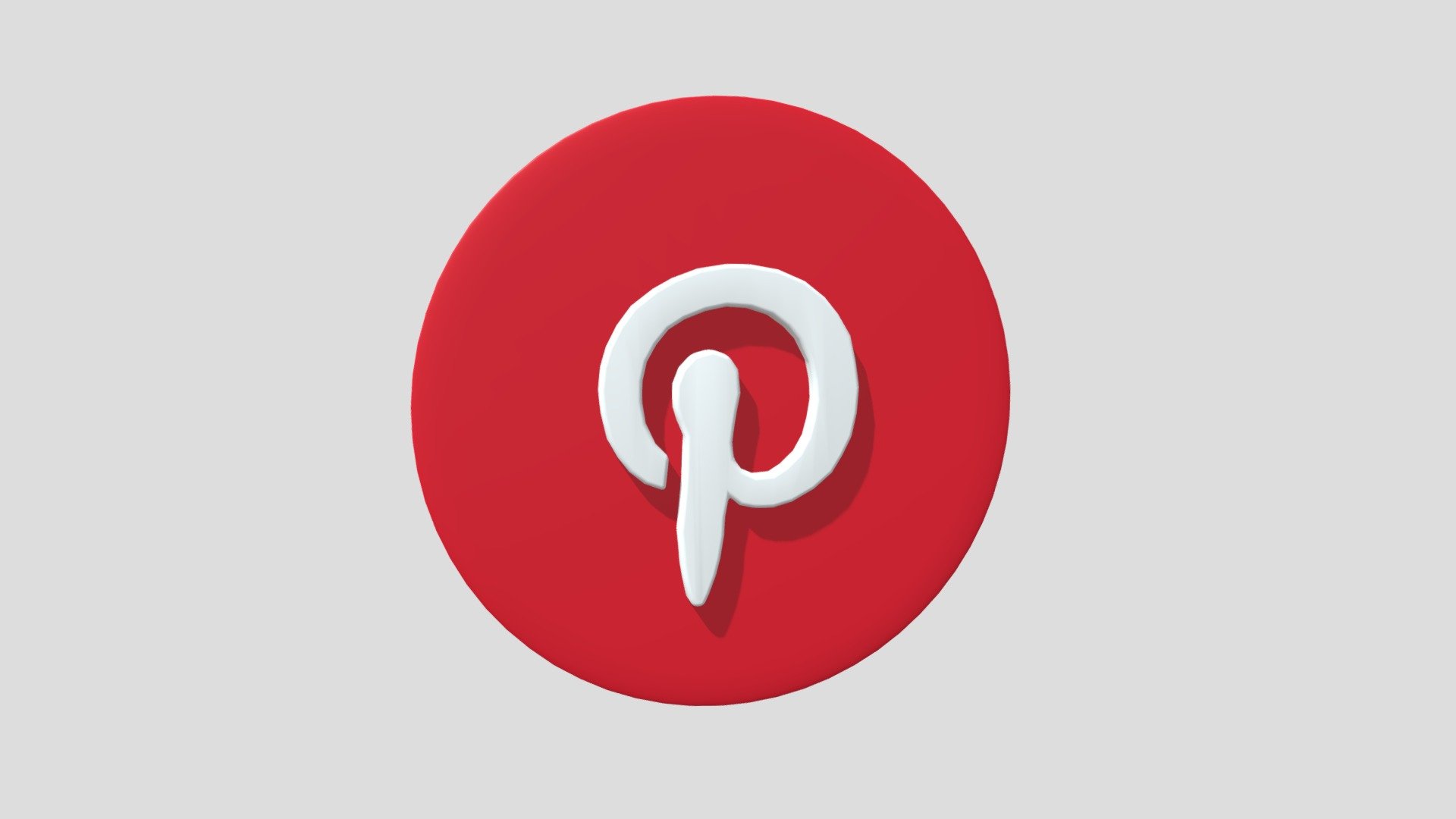 Pinterest 3D-icon - Download Free 3D model by AlbertVictory (@albert ...