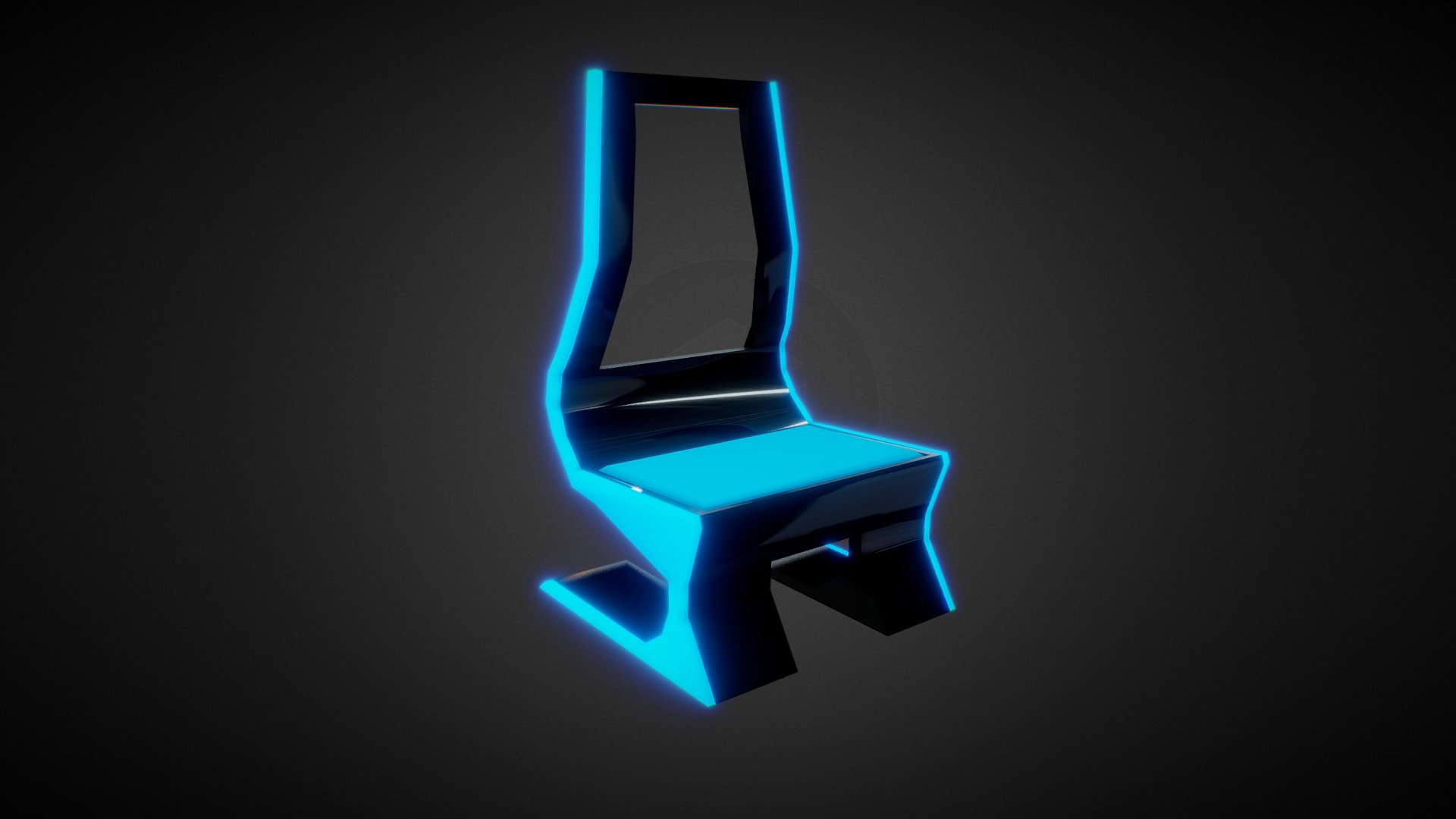 Sci-fi Chair (Low Poly) - Download Free 3D model by swainer (@swainer17 ...
