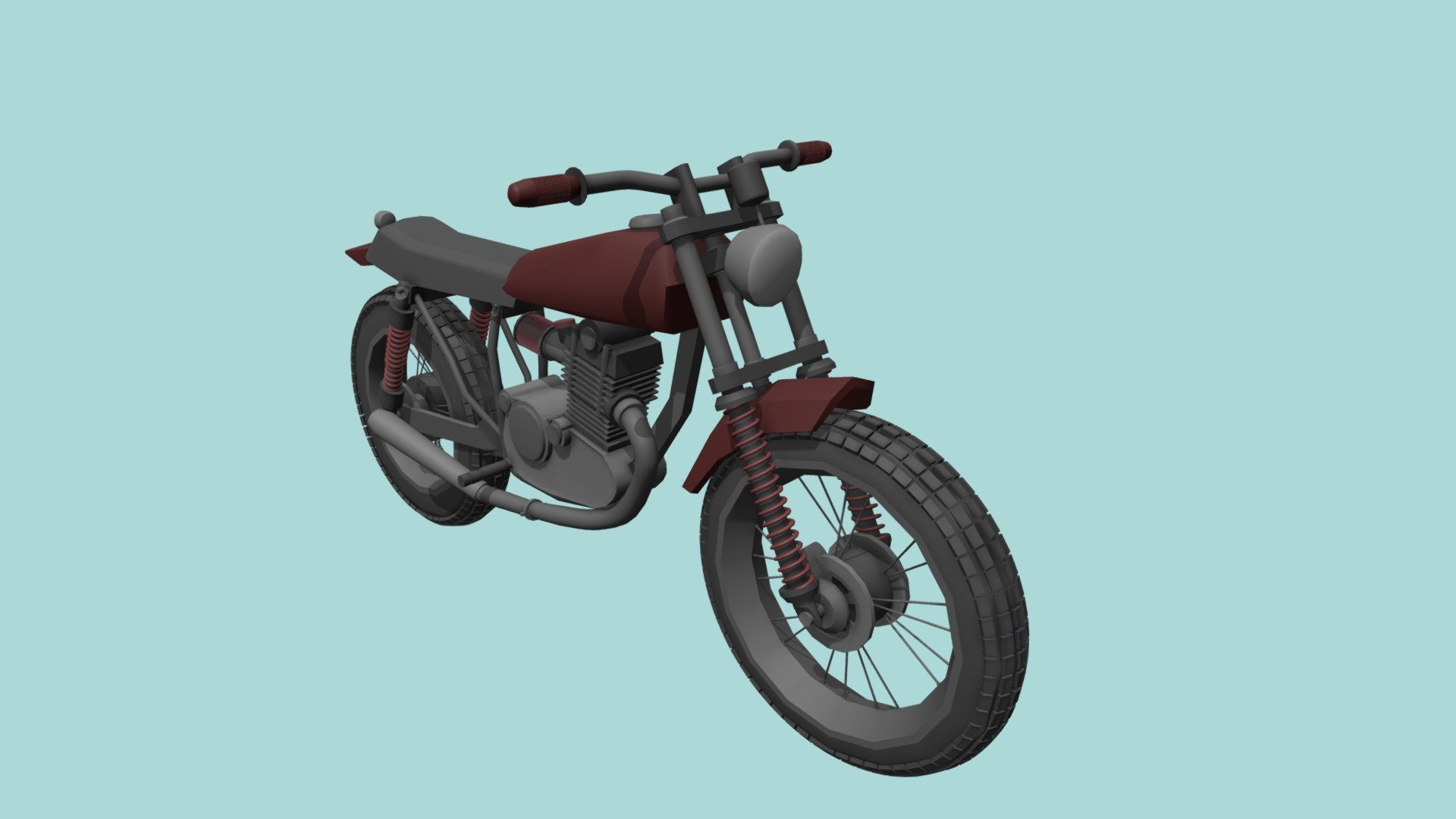 Motorcycle - 3D model by Limenal [c82007f] - Sketchfab