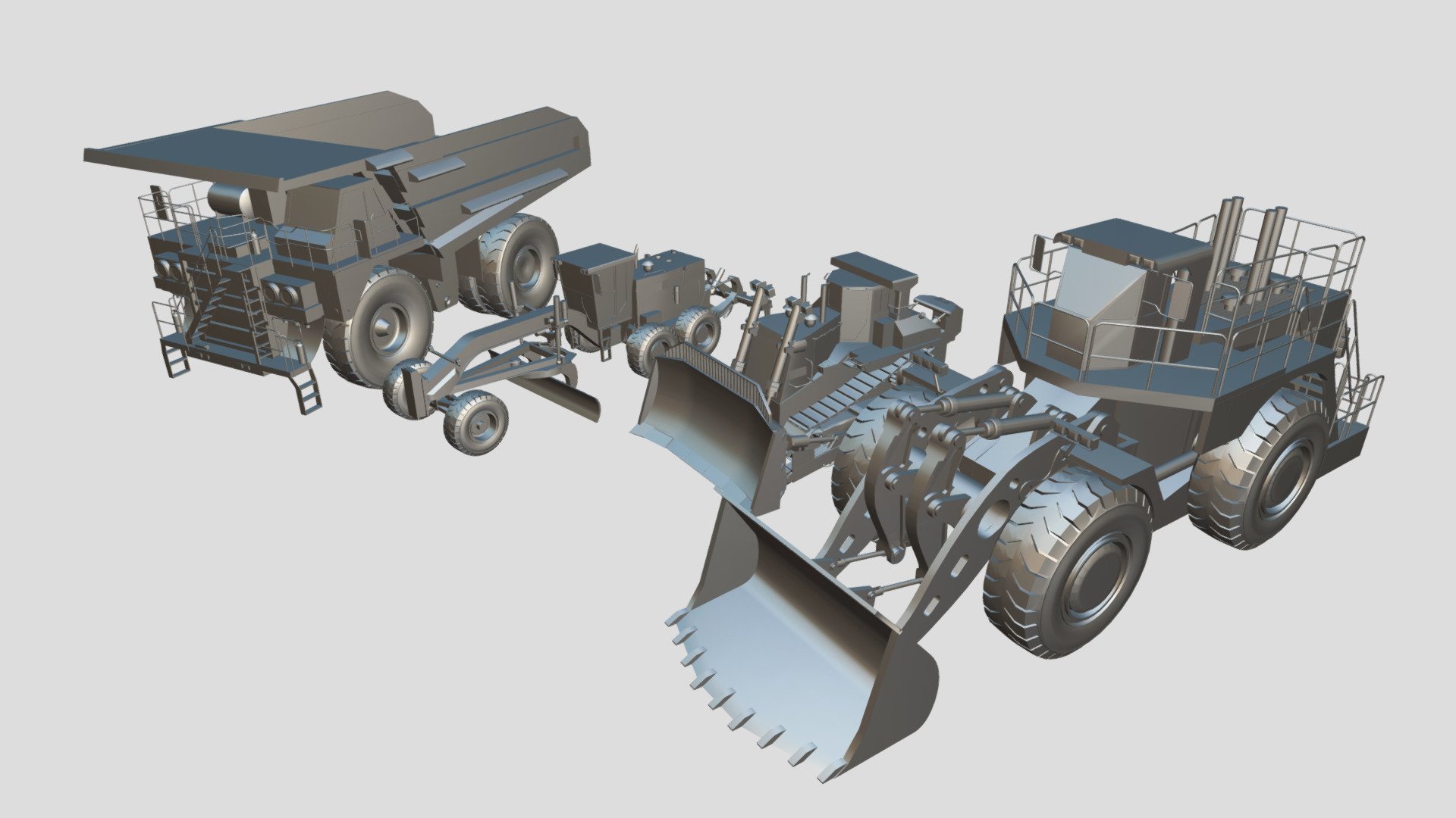 Mining Vehicles Parkup - 3D model by mike_scan2model.com.au [c820159 ...