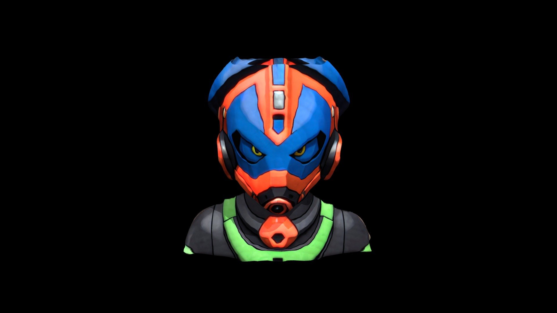 Helmet Mask Robot Cartoon 1144 - Download Free 3D model by klrxyz ...