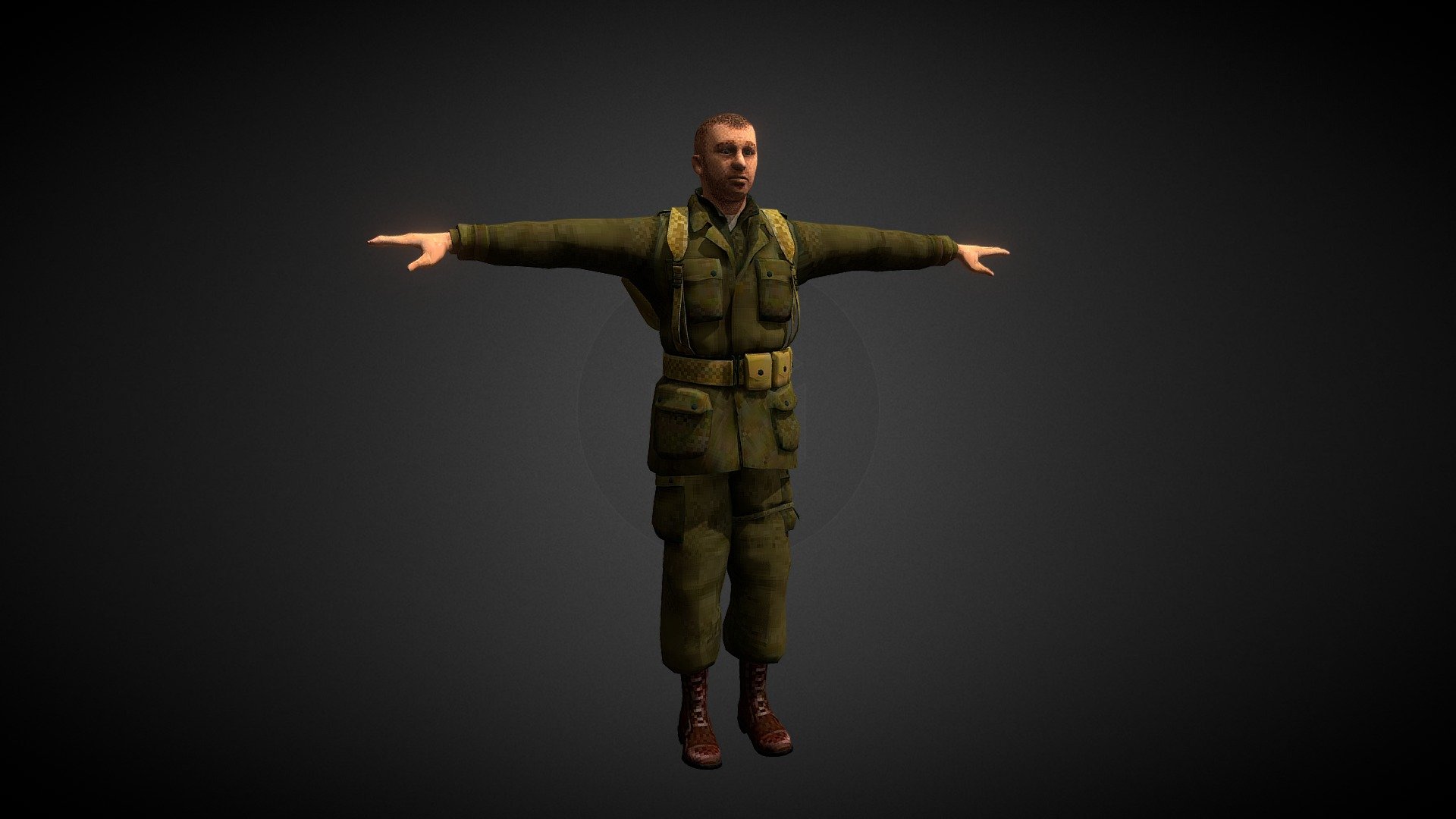 WW2 US Soldier - 3D model by Drakeling Labs (@drakelinglabs) [c8225ff ...