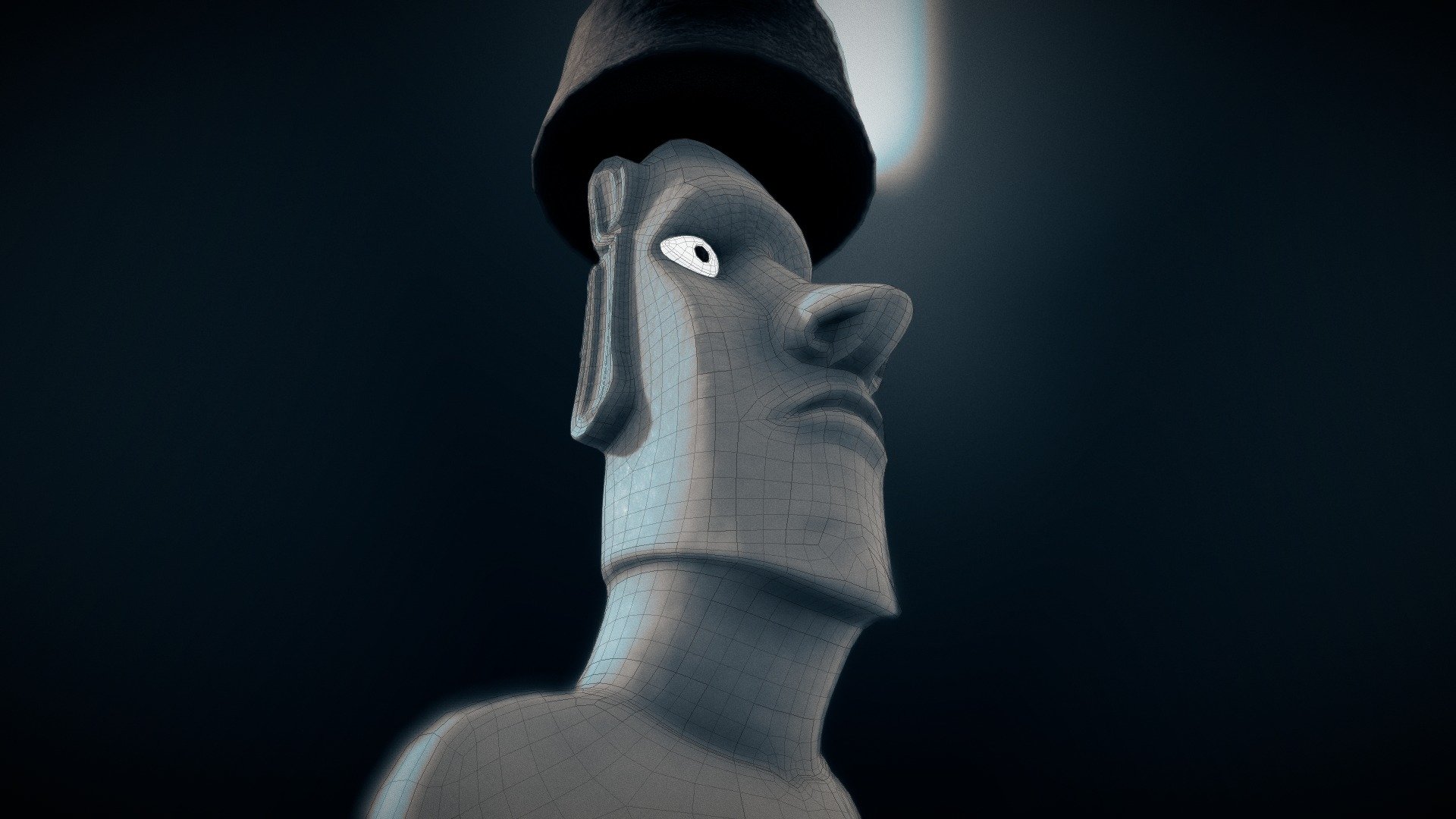 Moai. Reconstruction. - 3D model by exolon [c8227aa] - Sketchfab