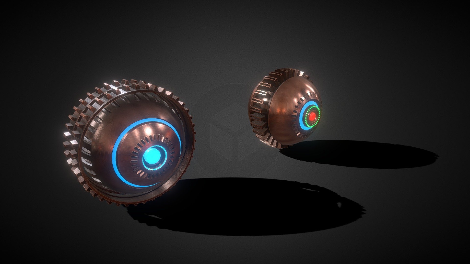 Sci- Fi Sphere Collection Metal Two (Part 05) - Buy Royalty Free 3D ...