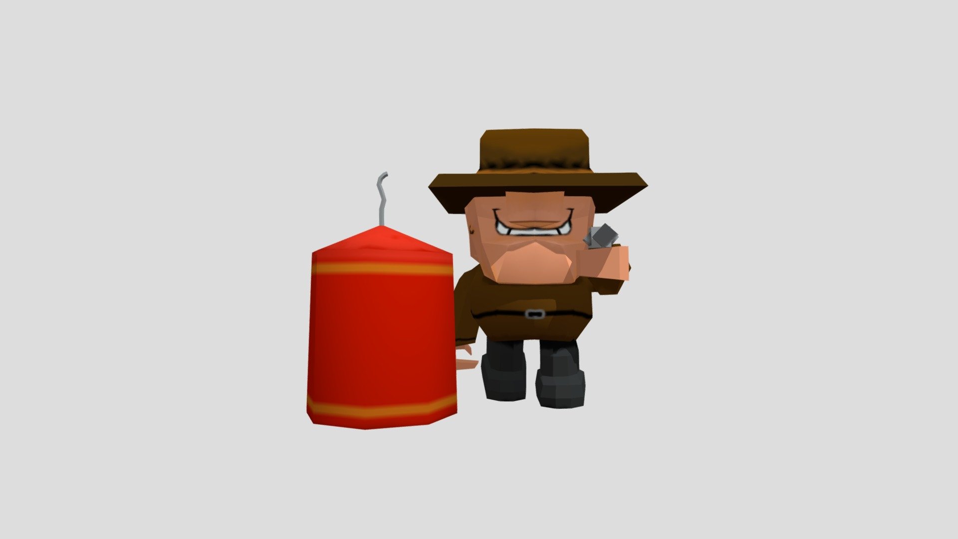Rick Dangerous - 3D model by rebecareis [c823289] - Sketchfab