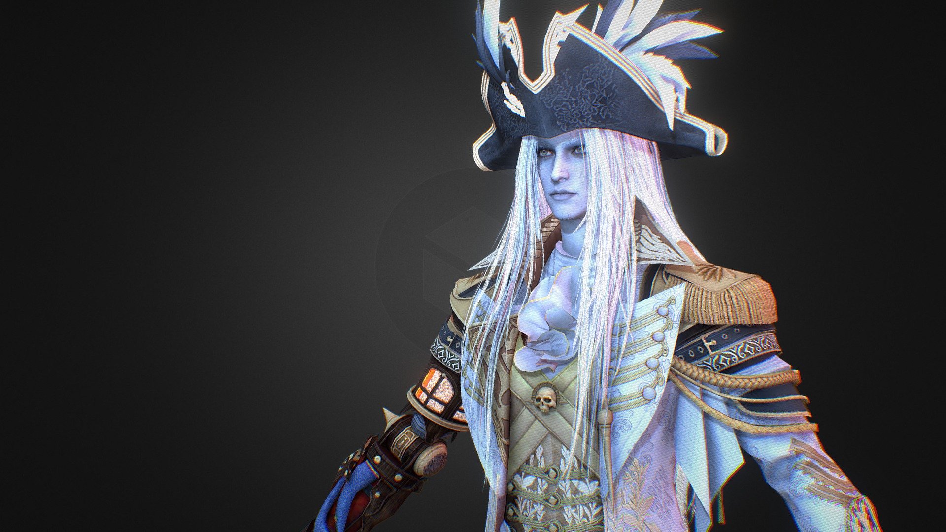 CURSED PIRATE CAPTAIN 3D MODEL - 3D model by Render_Vendor [c825743 ...