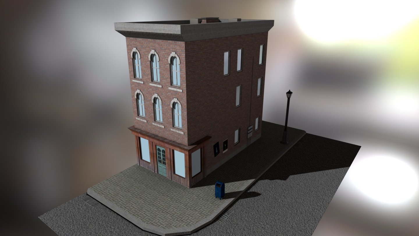 Building - 3D model by helder_v [c827be6] - Sketchfab