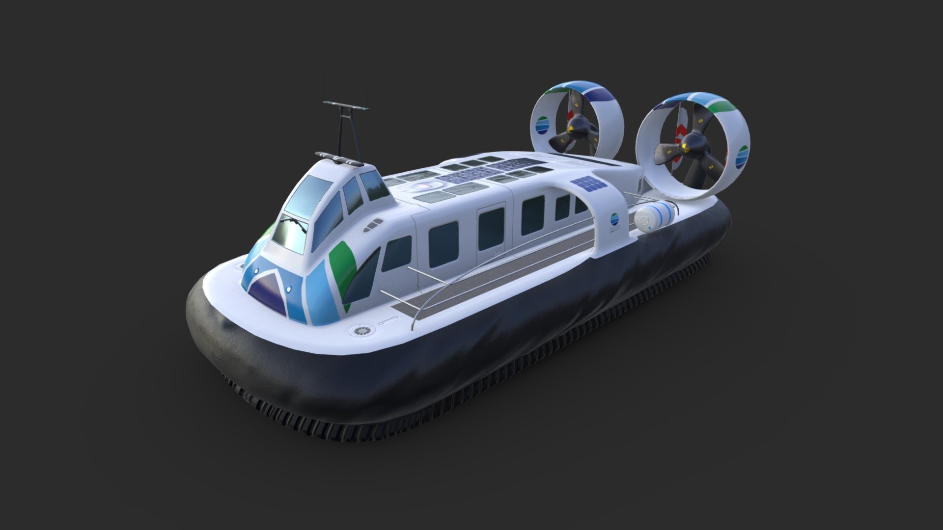 Hovercraft - 3D model by KangaroOz 3D (@KangaroOz-3D) [c827c34] - Sketchfab
