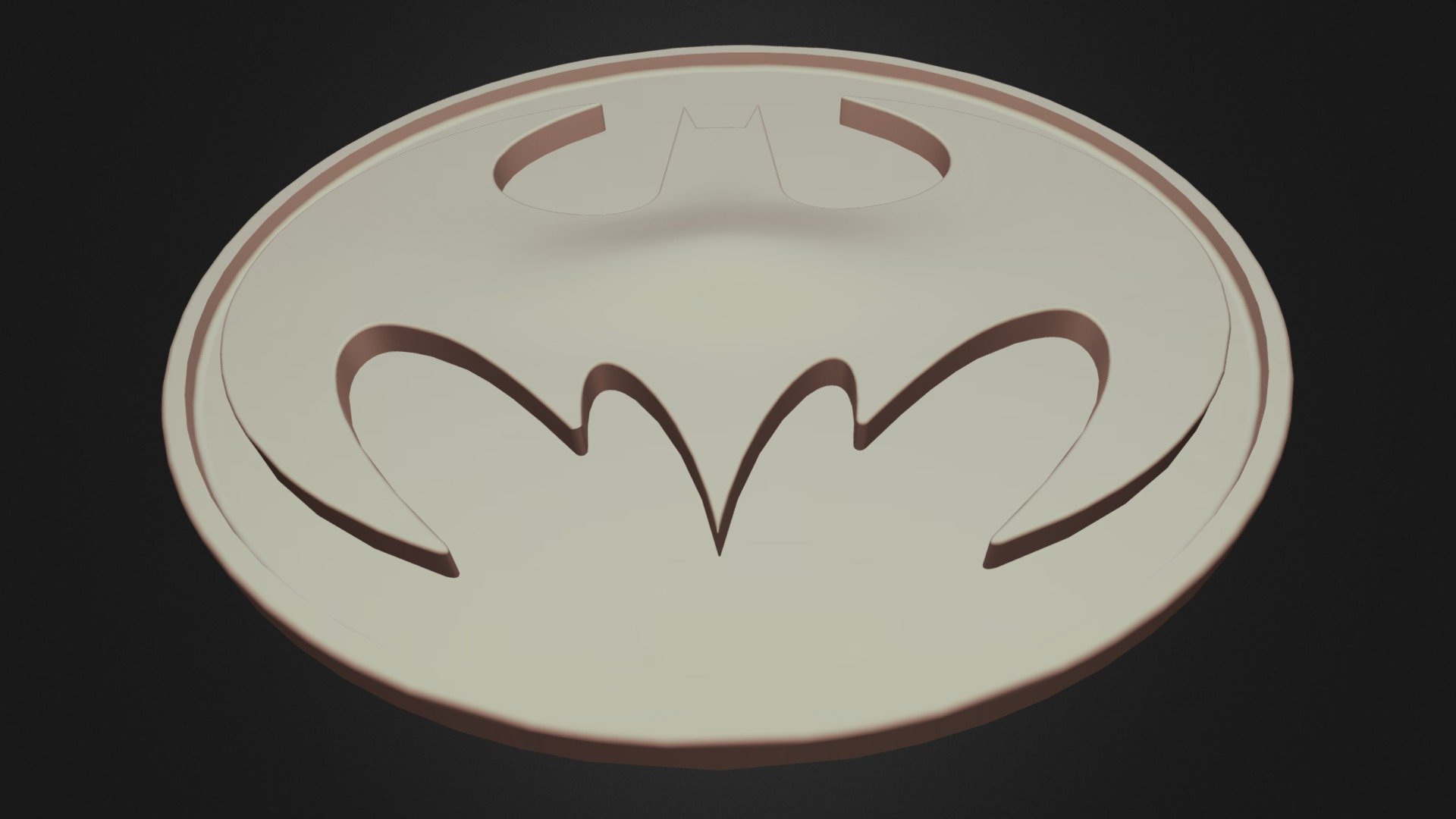 Domed Batman Badge - Buy Royalty Free 3D model by MR.AnyCAD (@MRAnyCAD ...