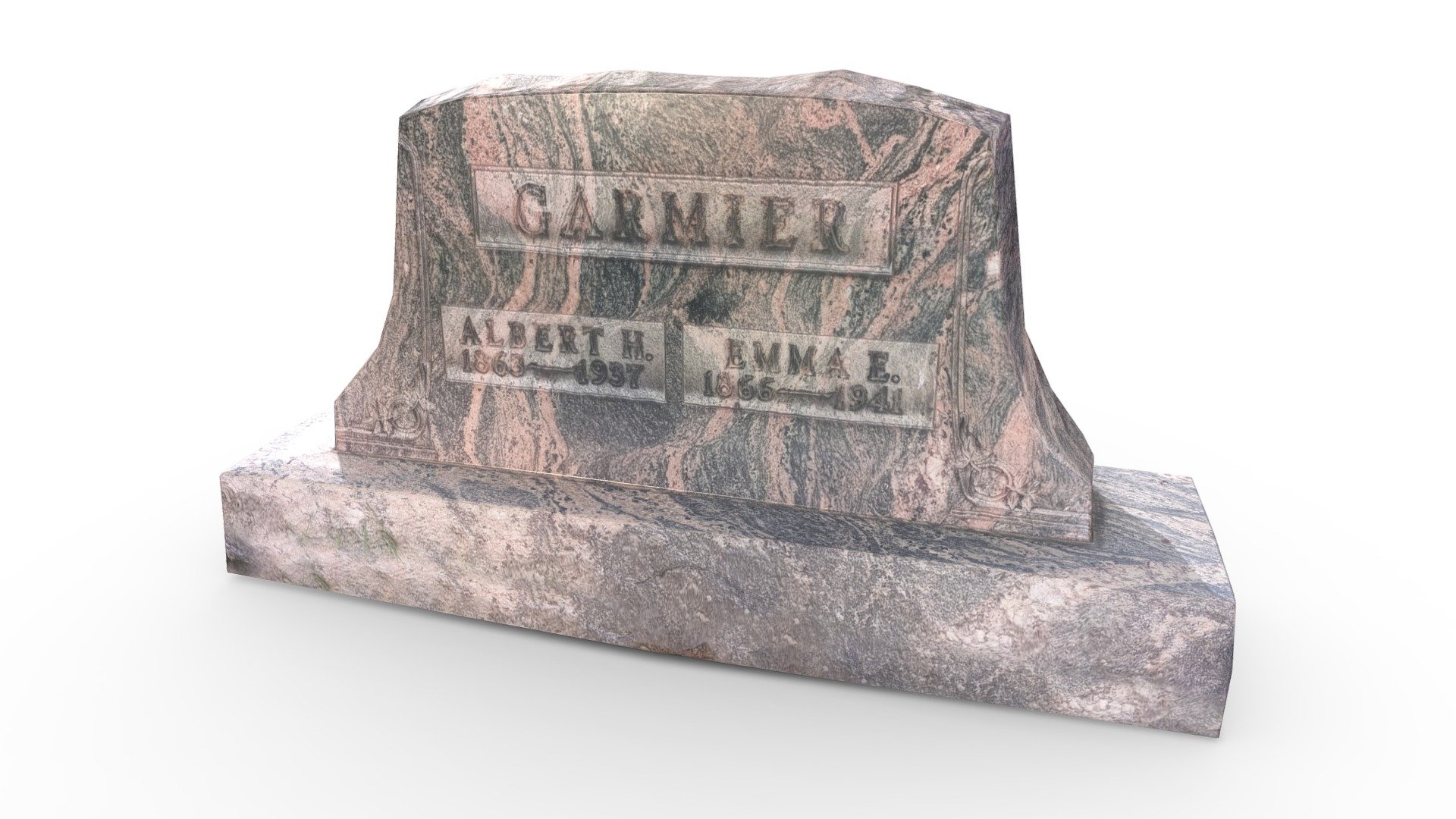 Gravestone (Game Ready / 4K PBR) - Buy Royalty Free 3D model by ...