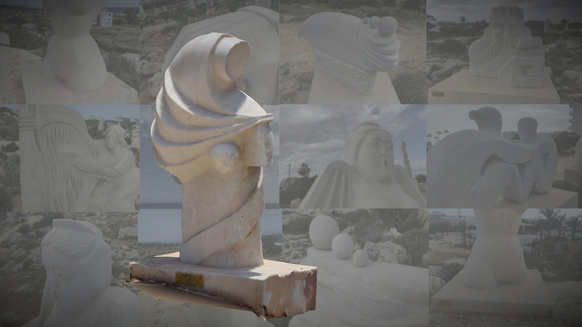 The Greek mind - Ayia Napa's sculpture park - 3D model by AI ...
