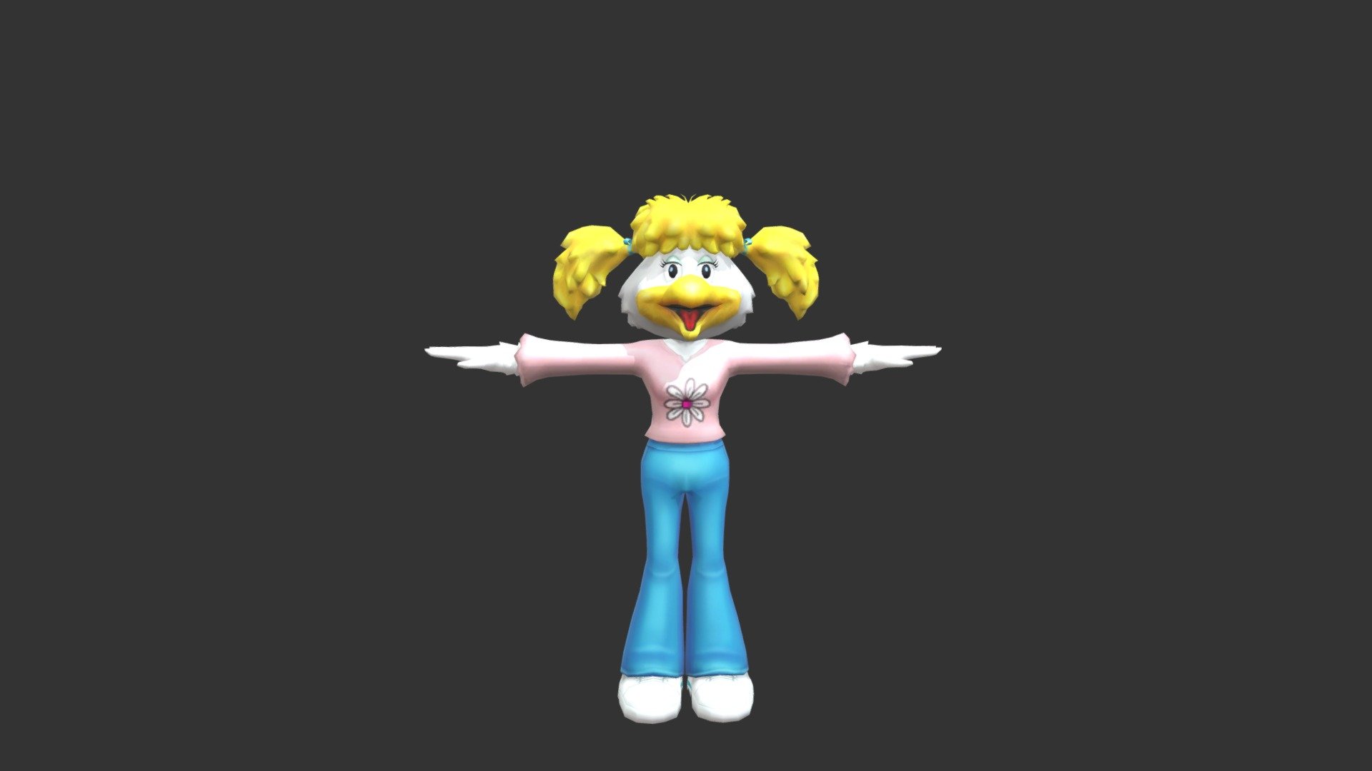 Wii - Chuck E Cheeses Sports Games - Helen - Download Free 3D model by ...