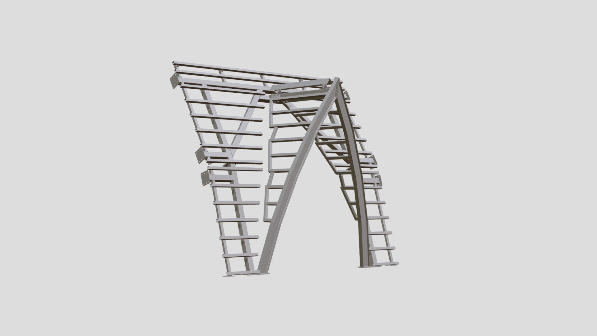 steel frame 2 - Download Free 3D model by artefacto12 [c82db06] - Sketchfab