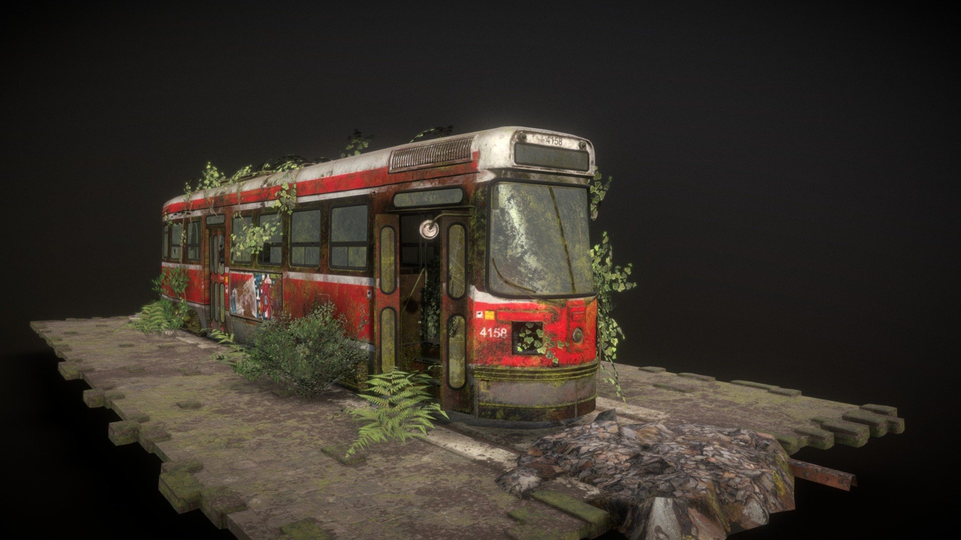 Street Car Toronto - 3D model by jujupille [c82df9f] - Sketchfab