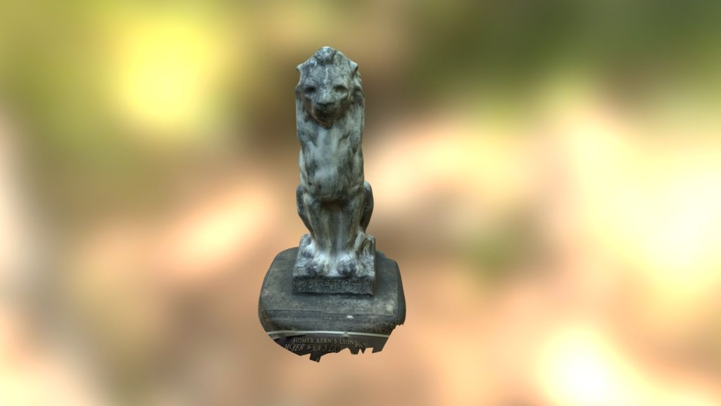 Germantown Lion (orig) - Download Free 3D model by jeremiah.flerchinger ...