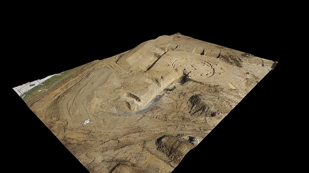 Inrap, St Caradec (22), Bretagne, France - 3D model by Emmanuelle ...